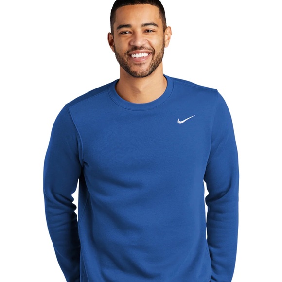 Nike | Sweaters | Nike Royal Blue Crew Neck | Poshmark
